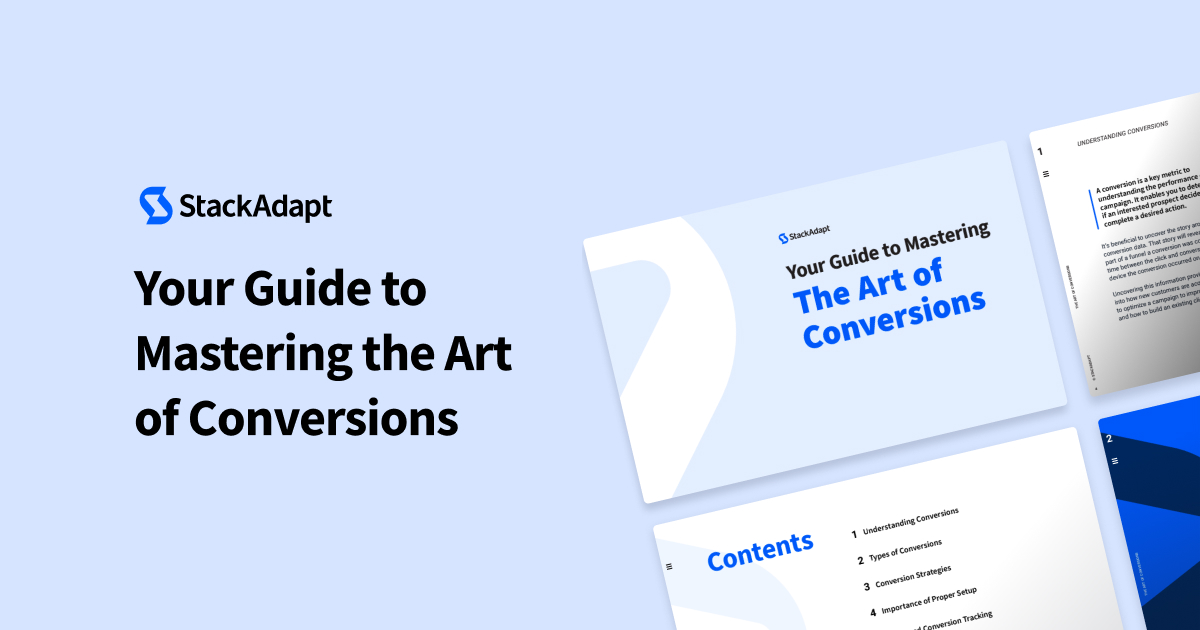 Master the Art of Conversion Strategy | StackAdapt