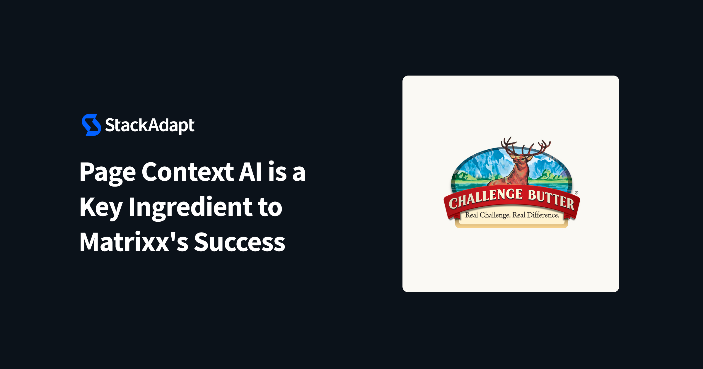 Case Study: Matrixx Shopper Marketing Holiday Campaign | StackAdapt