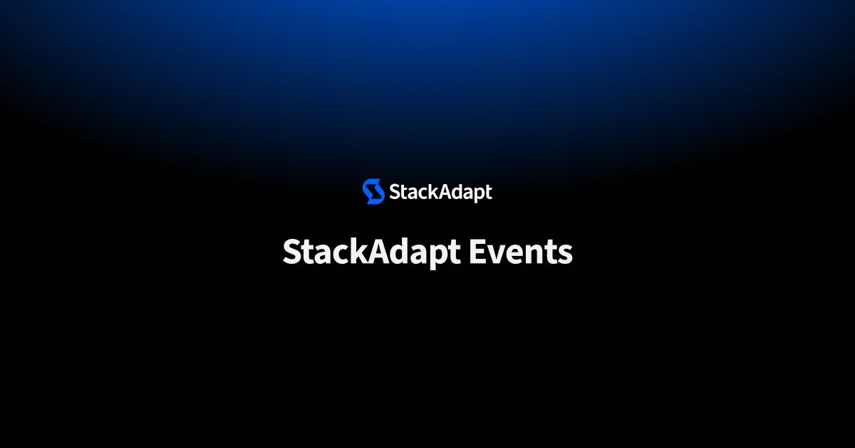 Events Stackadapt