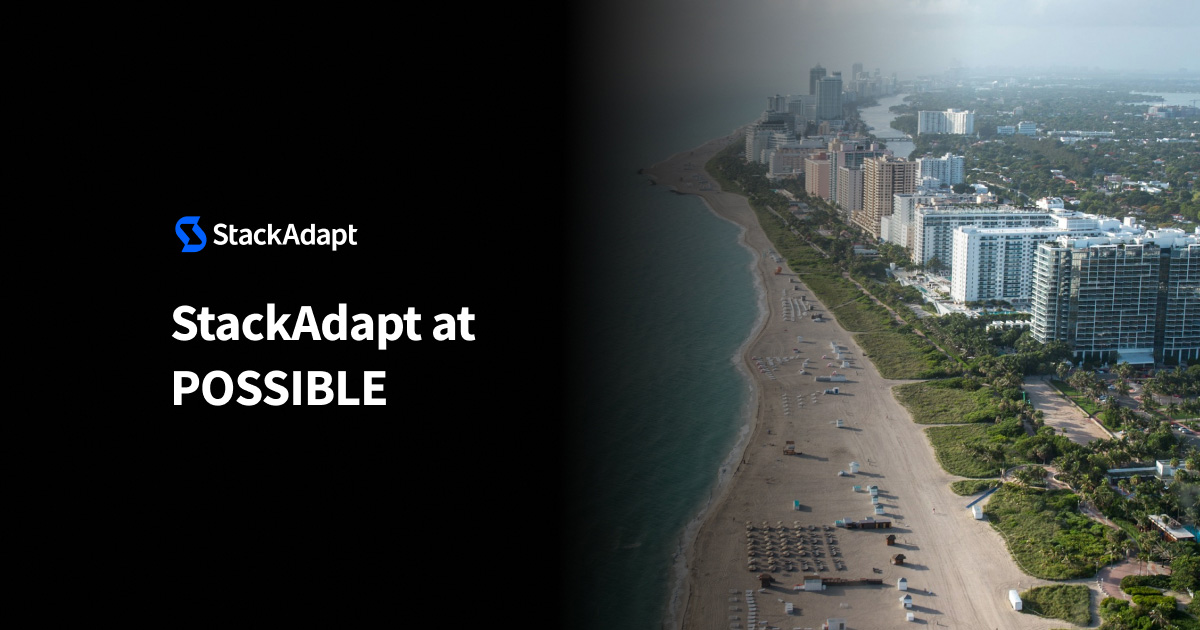 Join StackAdapt at Possible | April 28-29